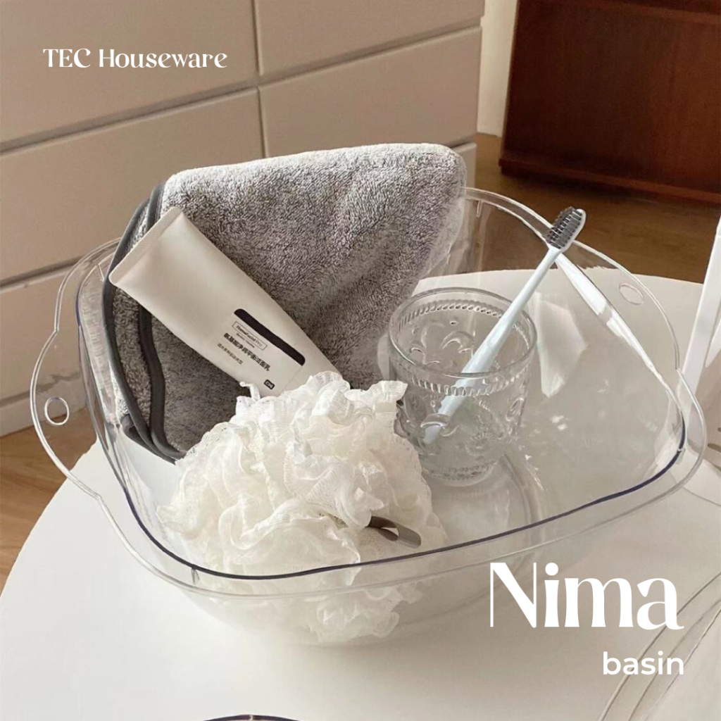 Jual Produk Rumah Tangga • TEC • NIMA Baskom Serbaguna Wadah Cuci Muka ...