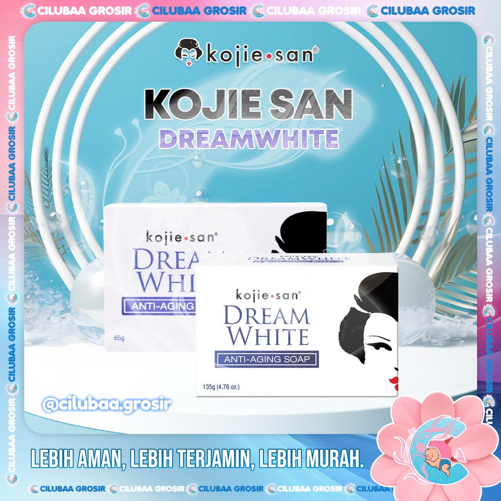 Jual KOJIE SAN Skin Whitening Soap Dream White 65g 135g || Kojie San ...