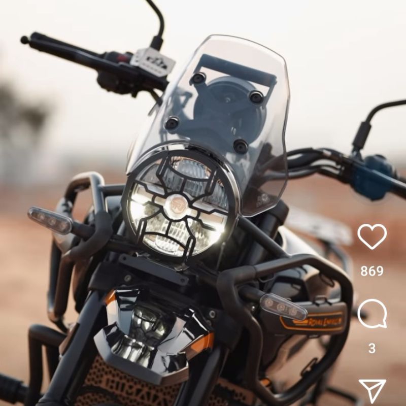 Jual visor windshield custom model Himalayan | Shopee Indonesia