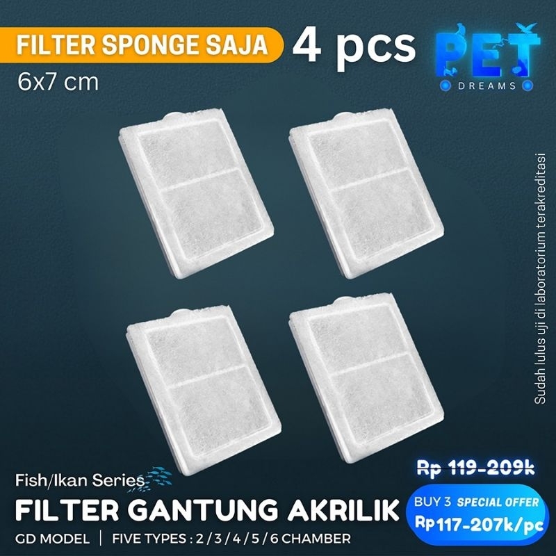 Jual Hang On Filter Gantung Akrilik Aquarium External Hanging Hangon ...