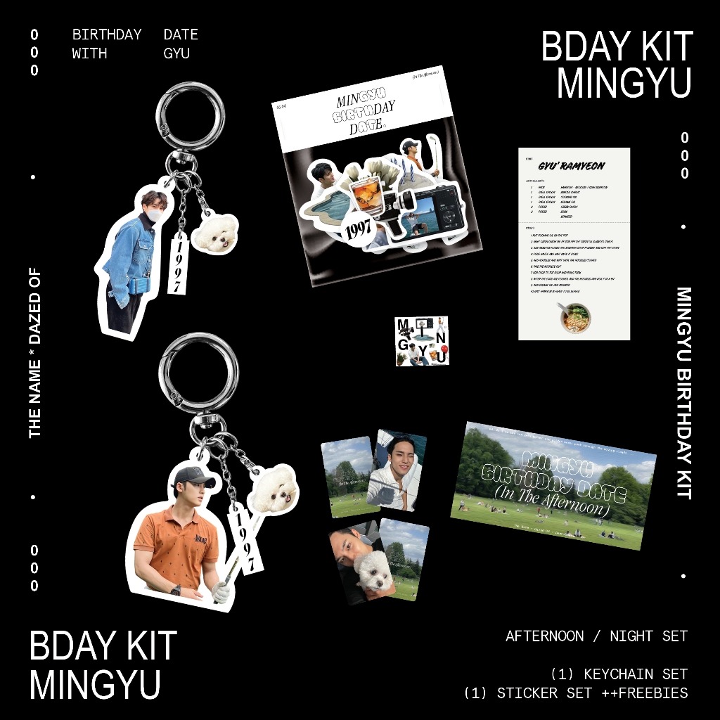 Jual MINGYU BIRTHDAY DATE – KEYCHAIN SET — GANTUNGAN KUNCI MINGYU ...