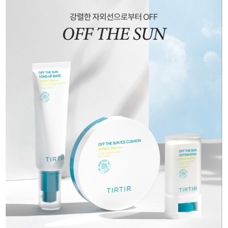 Jual TIRTIR Off The Sun Ice Cushion / Sunscreen Stick SPF 50 PA ...