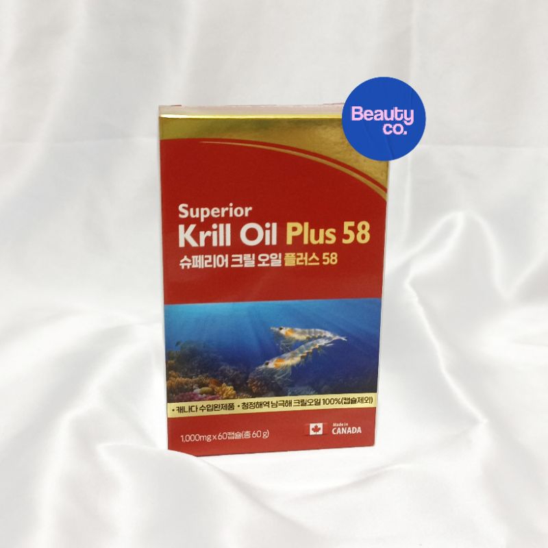 Jual EXP FEBUARI 2025 Minyak Krill oil Korea SUPERIOR KRILL OIL PLUS 58 ...