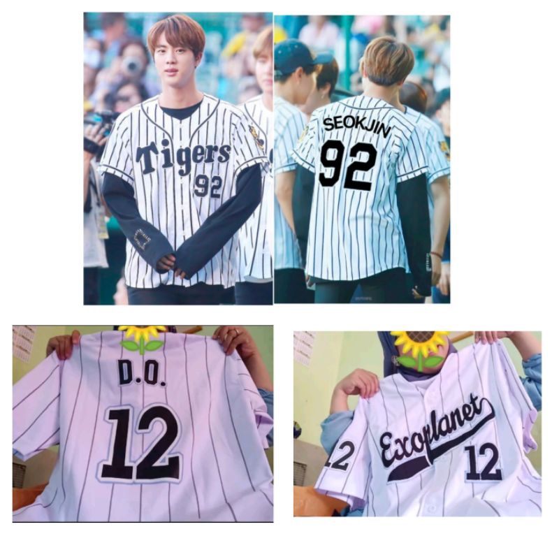 Jual jersey baseball exoplanet crem soda dan BTS tigers salur all ...