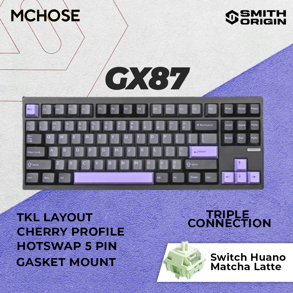 Jual MCHOSE GX87 Wireless Aluminum Mechanical Keyboard | Shopee Indonesia
