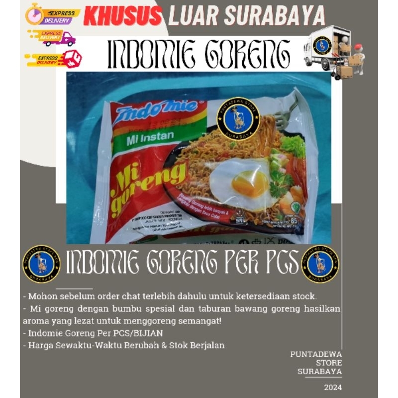 Jual Indomie Goreng | Mie Instan Indomie Goreng (5 pcs X 85gr) | Shopee ...