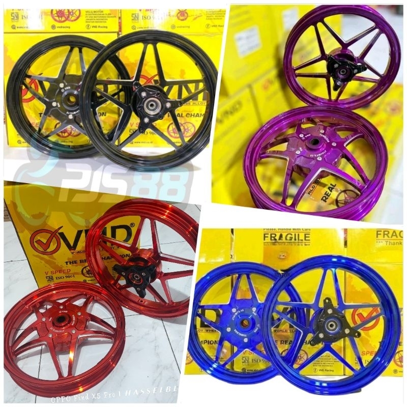 Jual Velg Vnd V speed Aerox new & Aerox old / Velg Racing V Speed Aerox new & Aerox 155 old 185/ ...