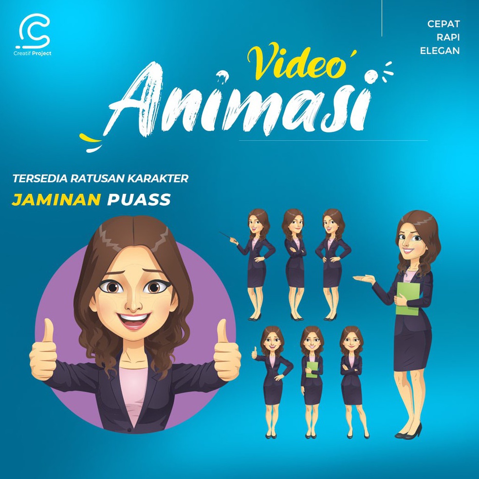 Jual Video Animasi Presentasi Explainer Kartun 2D Video Aktualisasi dan ...