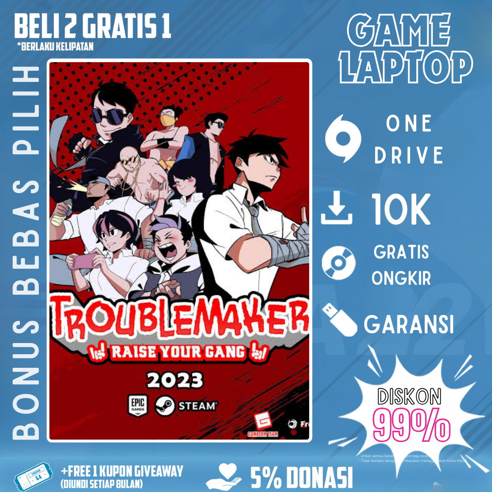 Jual [BELI 2 GRATIS 1] TROUBLEMAKER - LINK DOWNLOAD - GAME PC - GAME LAPTOP - GAME OFFLINE ...