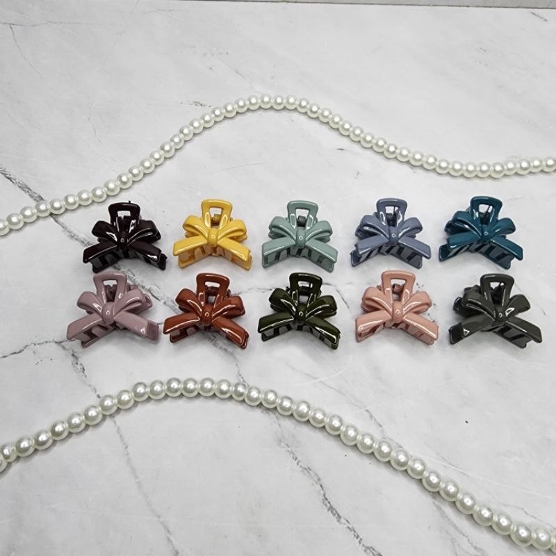 Jual [MINI] Jedai mini bentuk pita/hairclaw mini/jepit poni / jepit ...