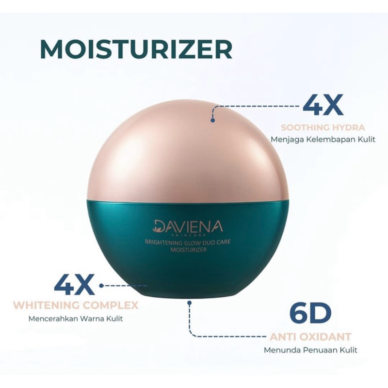 Jual Duo Moisturizer Daviena / Duo Moisturizer Davienaskincare ...