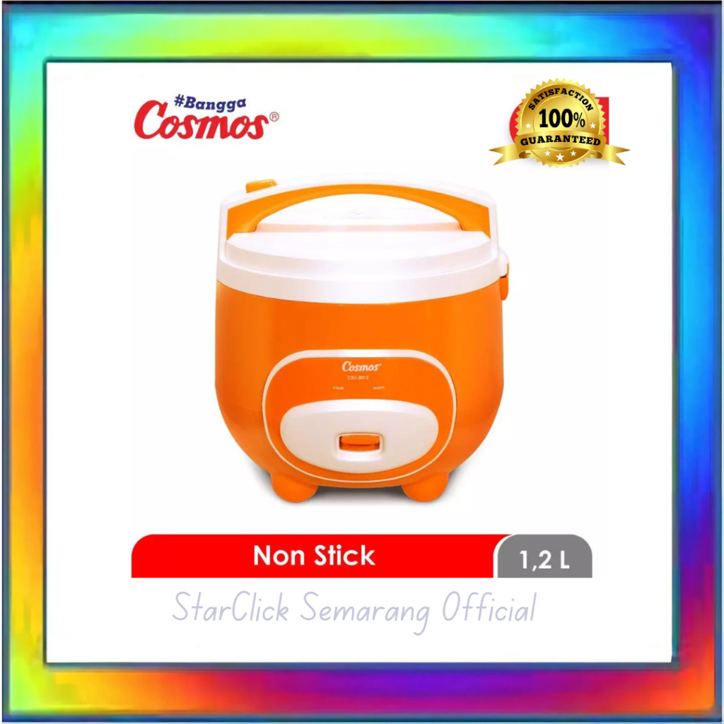 Jual COSMOS Rice Cooker Multi Fungsi / Magic Com Mini CRJ-3012 / CRJ ...