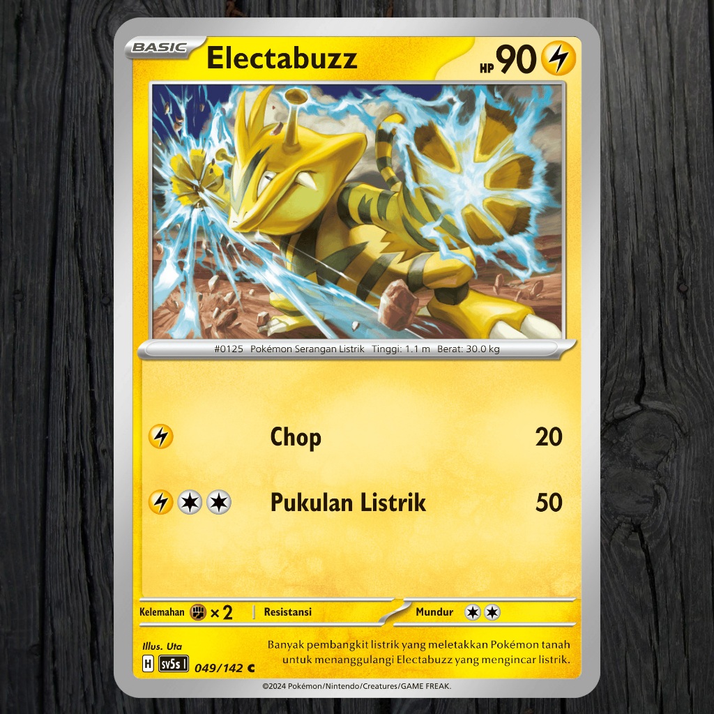 Jual Electabuzz Pokemon sv5s Paradoks Andalan - LISTRIK - KARTU TCG ...