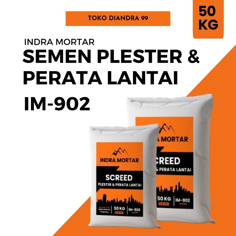 Jual Semen Instant Mortar | Semen Plester & Plester Lantai Berkualitas | Indra Mortar IM-902 ...