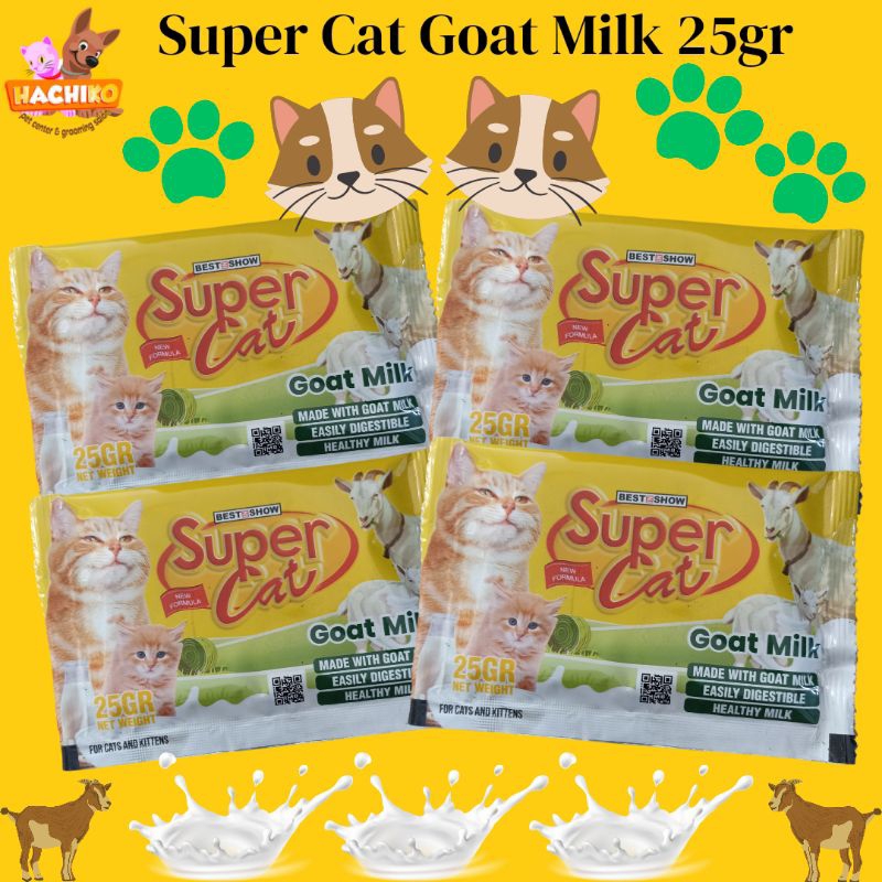 Jual Super Cat Goat Milk 25gr/Susu Kambing Untuk Kucing(ECER) | Shopee ...