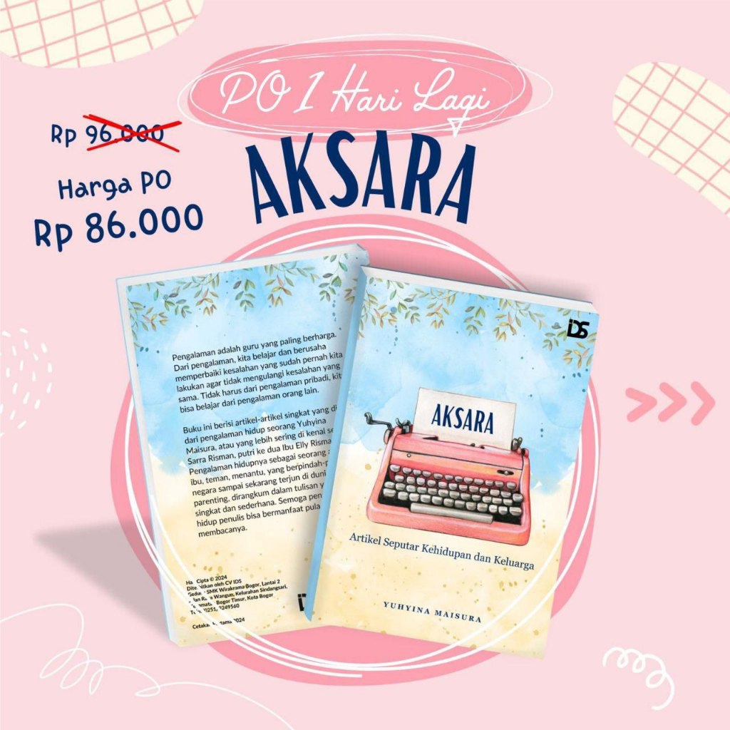 Jual Buku AKSARA Artikel Seputar Kehidupan dan Keluarga Penulis Yuhyina ...