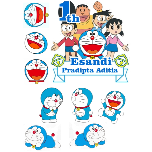 Jual Topper Doraemon Custom Topper Kue Ulang Tahun | Shopee Indonesia