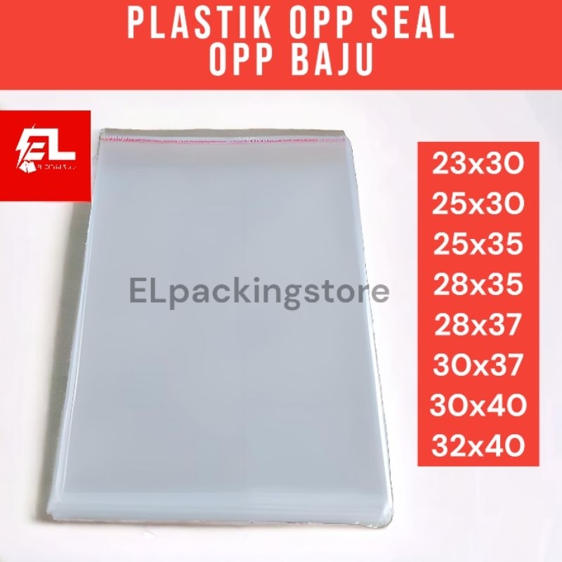 Jual PLASTIK OPP SEAL 23X30 - OPP 25X30 - OPP 25X35 - OPP 28x35 - OPP 28X37 - OPP 30X37 - OPP ...