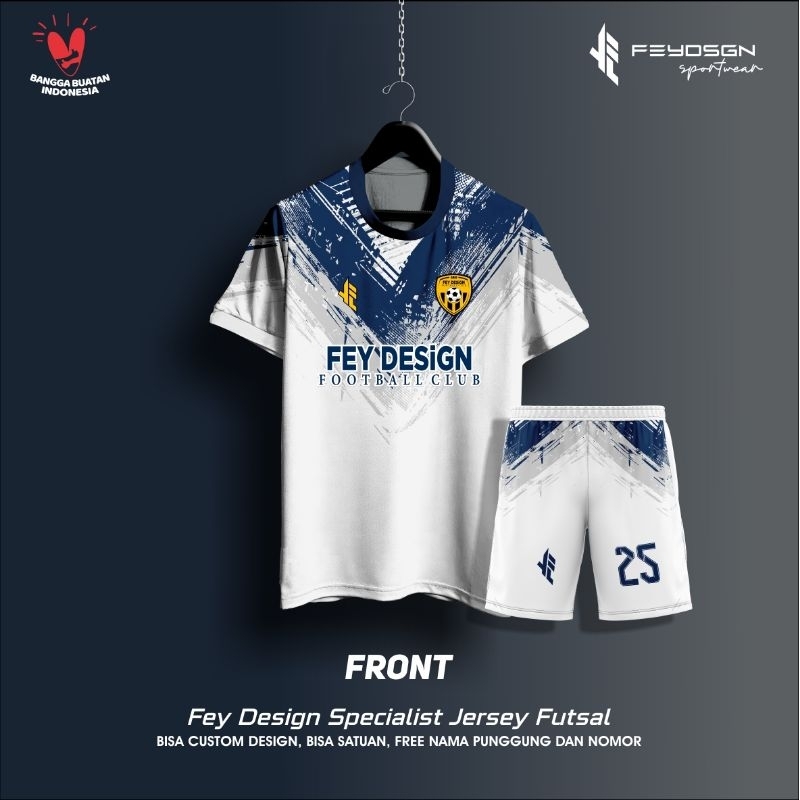 Jual Jersey Futsal Full Printing Bebas Custom Design ( BISA SATUAN ...