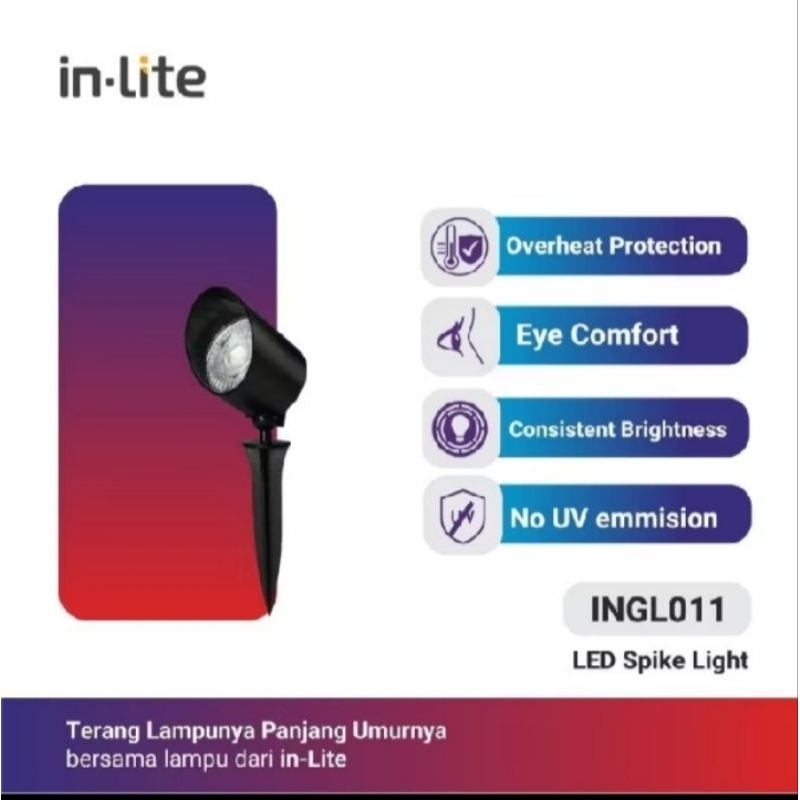 Jual InLite Spike Light INGL011 - 7 watt | Shopee Indonesia