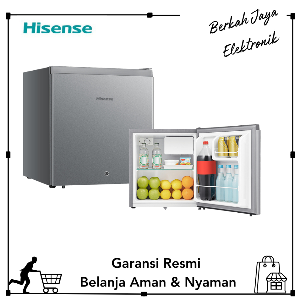 Jual HISENSE RR68D4IGN Kulkas Mini Bar Portable | Shopee Indonesia