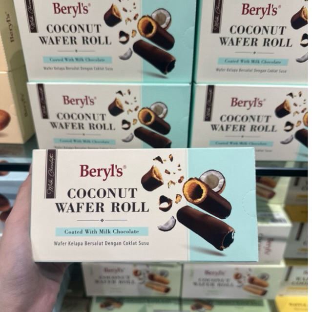 Jual NEW BERYL'S COCONUT WAFER ROLL | Shopee Indonesia