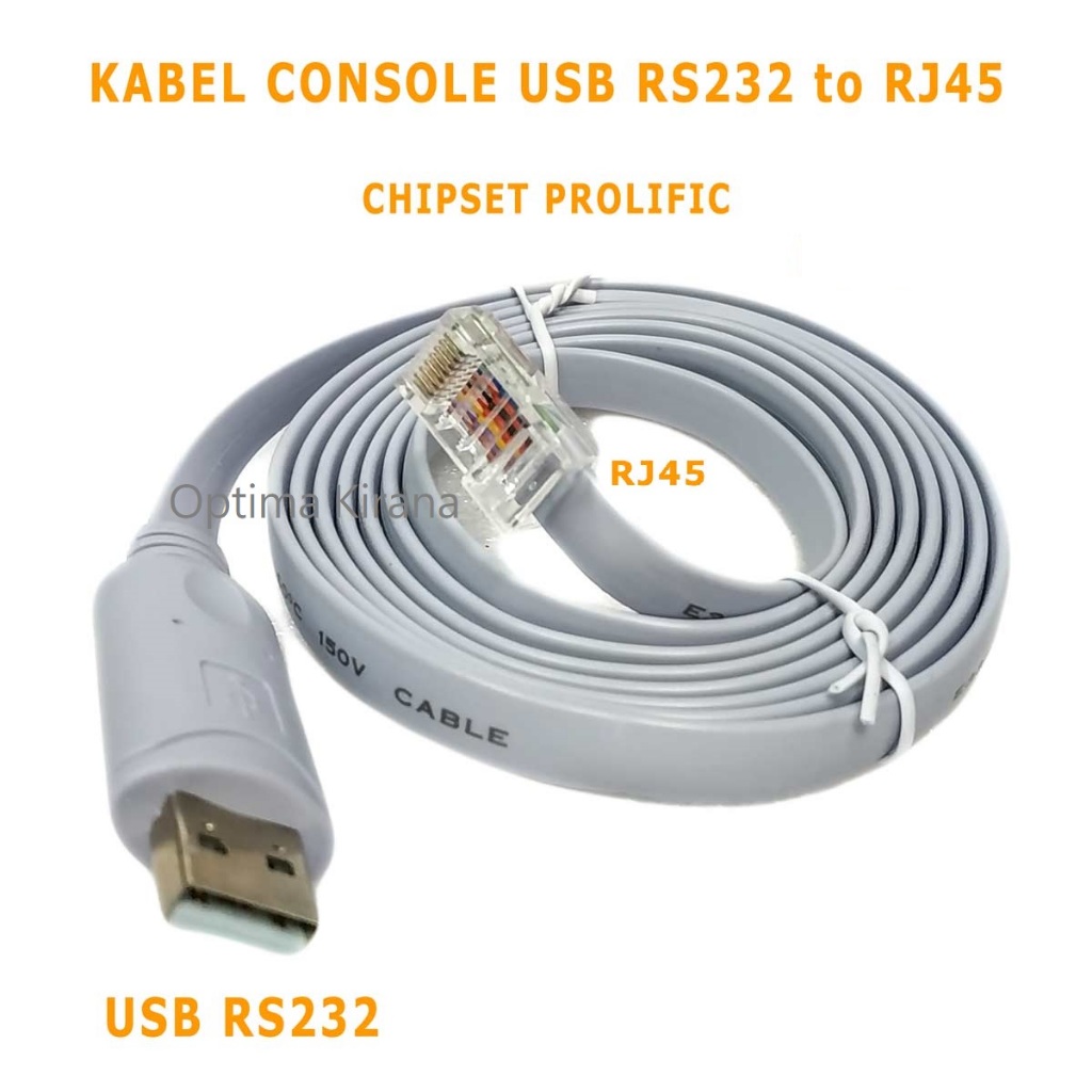 Jual USB RS232 TO RJ45 - KABEL Konverter CONSOLE Konsol UNTUK Switch ...