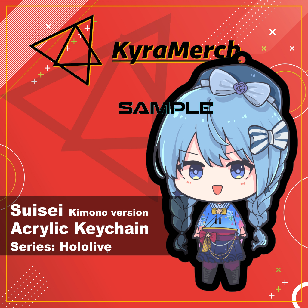 Jual Keychain Hololive Japan Hoshimachi Suisei Kimono| KyraMerch Anime ...