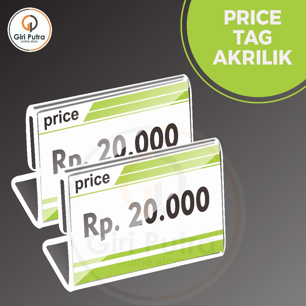 Jual AKRILIK / PRICE TAG ACRYLIC / LABEL HARGA AKRILIK | Shopee Indonesia