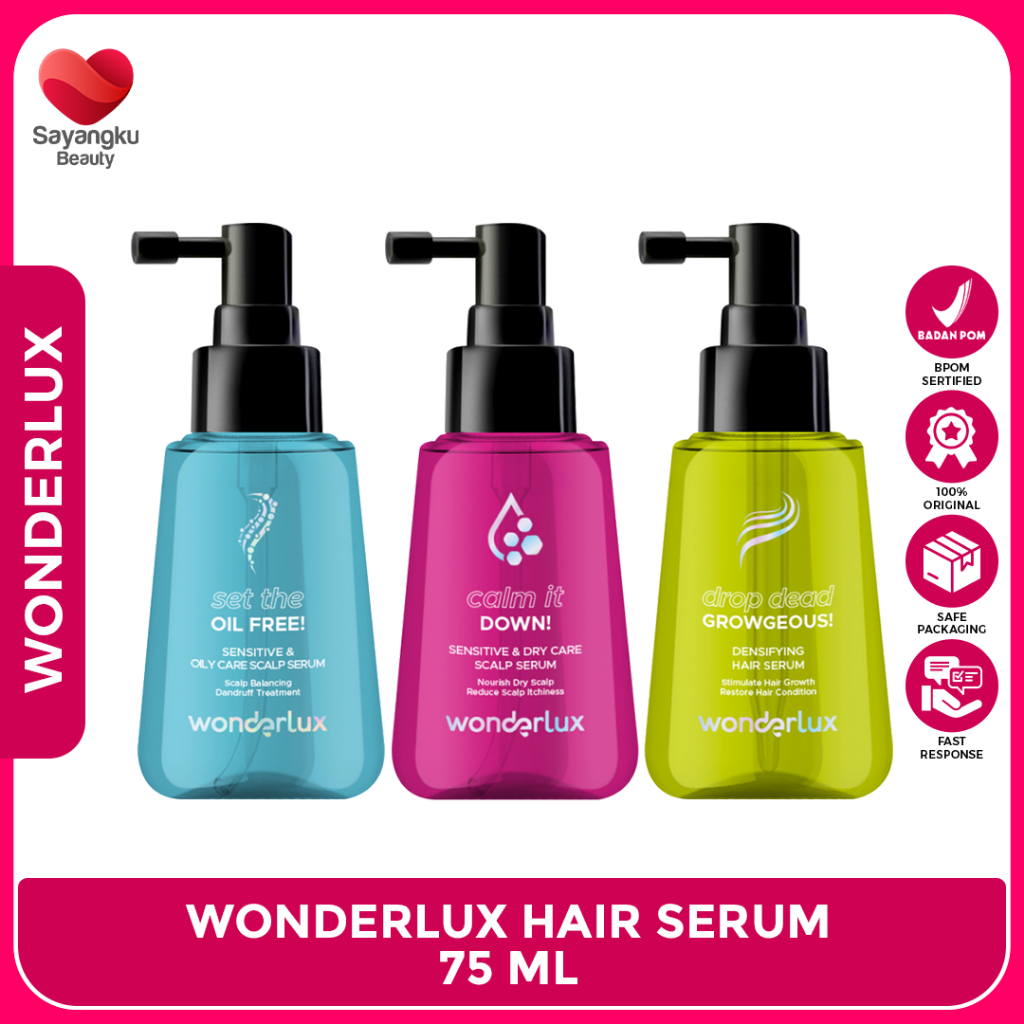 Jual WONDERLUX Hair Serum 75ml | Shopee Indonesia