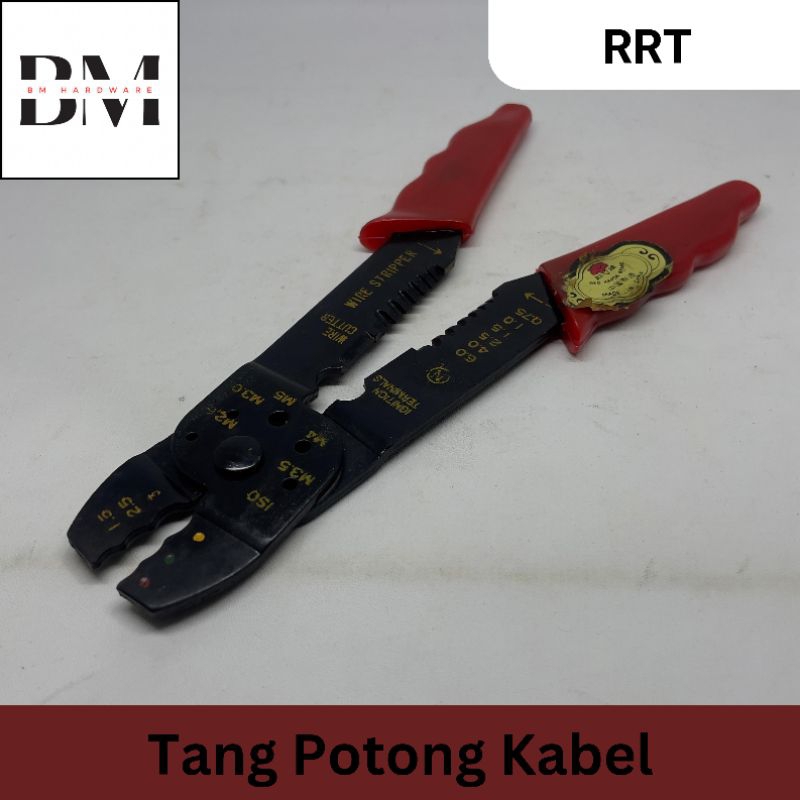 Jual Crimping Tool / Tang Sekun / Kupas / Potong Kabel RRT (gg. Plastik ...
