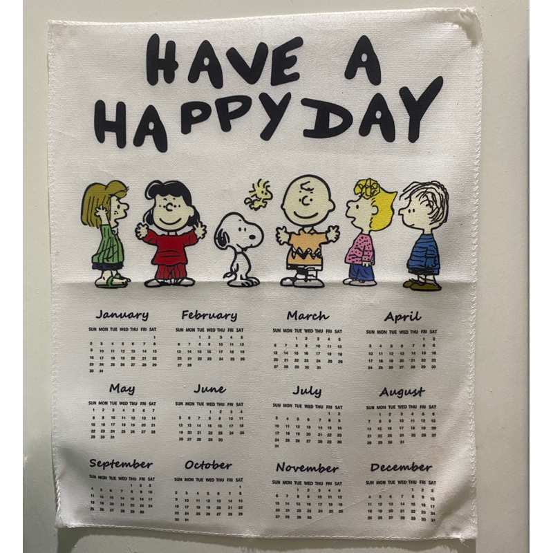 Jual Snoopy Calendar (Fabric Based) | Kalender Snoopy | Shopee Indonesia