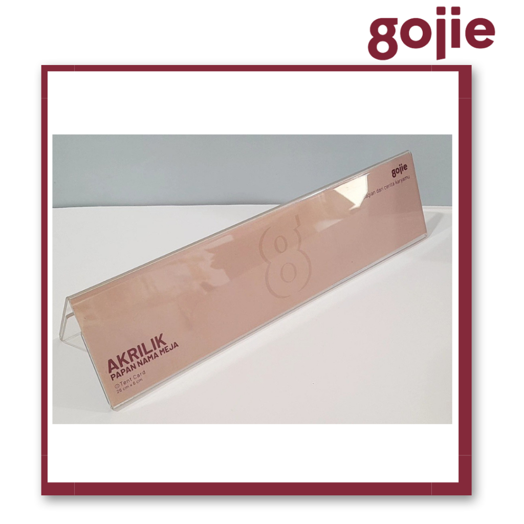 Jual AKRILIK PAPAN NAMA MEJA l PAPAN NAMA MEJA PANITIA | Shopee Indonesia