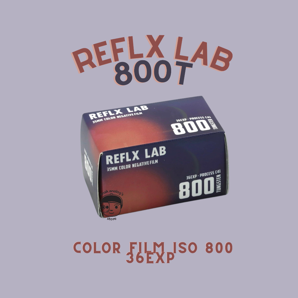 Jual Reflx Lab 800T Roll Film 35mm ISO 800 36exp Color Negative Film ...