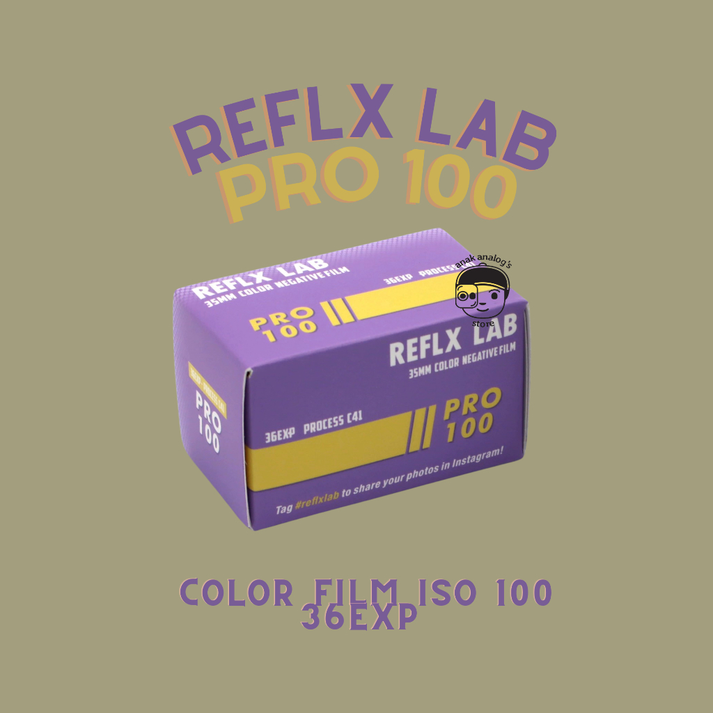 Jual Reflx Lab Pro 100 Roll Film 35mm ISO 100 36exp Color Negative Film ...