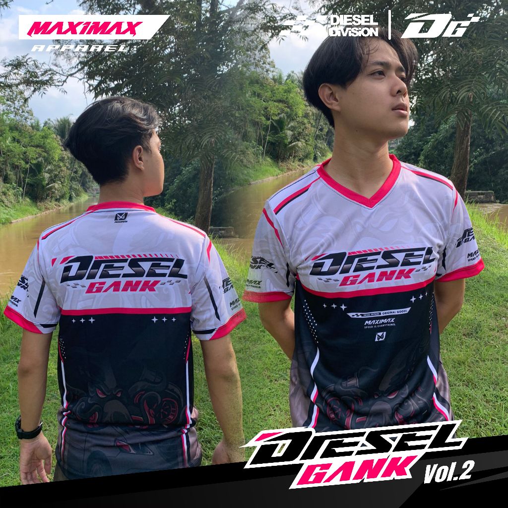 Jual JERSEY DIESEL GANK vol. 2 | Jersey Racing Simple | Jersey Otomotif ...