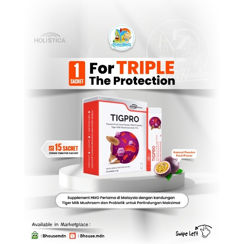 Jual TIGPRO - READY STOCK | Tiger Milk Mushroom, Probiotic, Colostrum ...