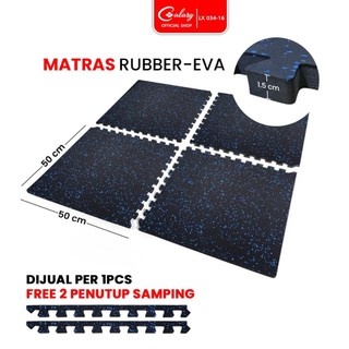 Jual SPEEDS Matras Evamat Karet 50x50x1.5cm Tebal Anti Slip Waterproof ...