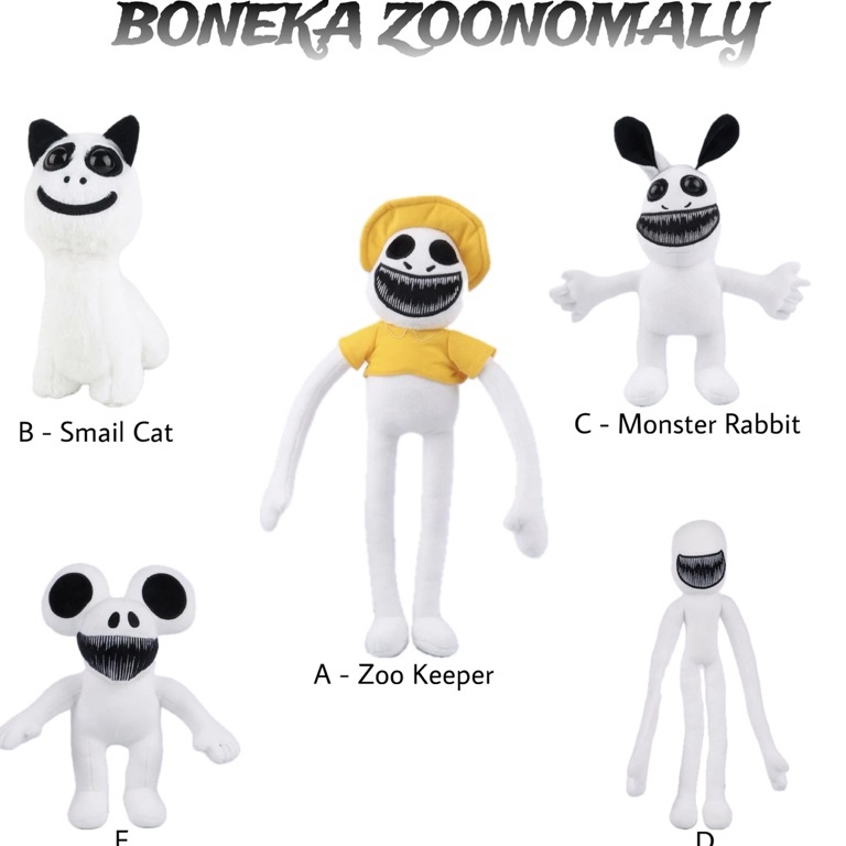 Jual KODE Q37Q New Zoonomaly Plush Toy Game Role Horror Doll Cartoon ...