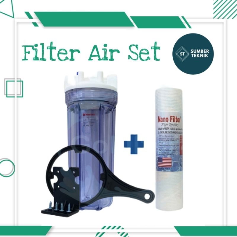 Jual Housing Water 10" Saringan Tabung Botol Filter Penyaring Air 10 ...