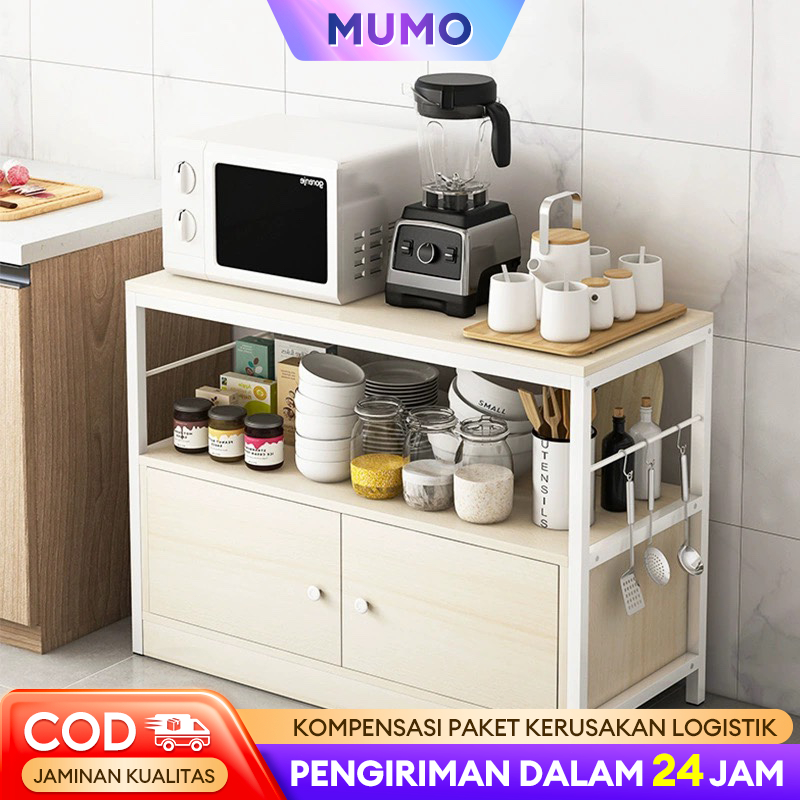 Jual Lemari Dapur Serbaguna120*35*80CM Lemari Bumbu Dapur Kayu Rak Oven ...