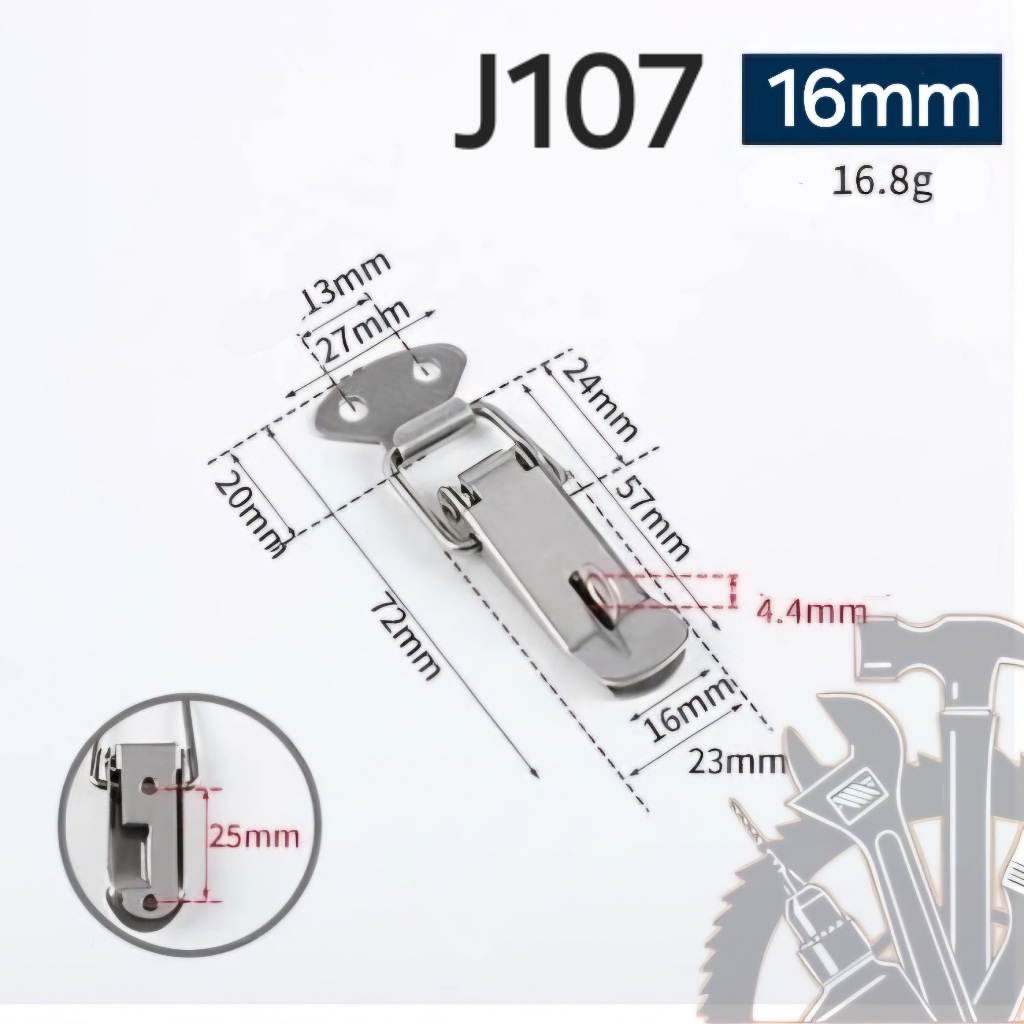 Jual GRENDEL KAIT PETI KOPER SPRING LOADED TOGGLE LATCH CLAMP STAINLESS ...