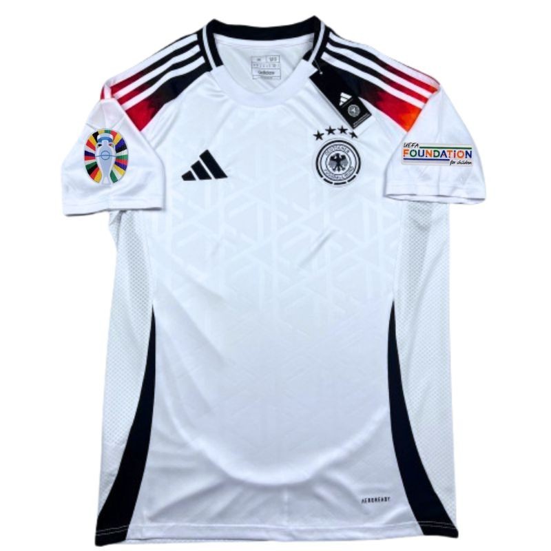Jual JERSEY JERMAN HOME EURO 2024 FULL PATCH IMPORT - BAJU BOLA JERMAN ...