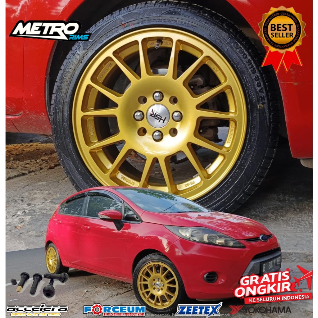 Jual VELG RACING HSR FE02 RING 15 PCD 4X100-4X114,3 PAKET GANTENG MOBIL JAZZ BRIO AGYA AYLA ...
