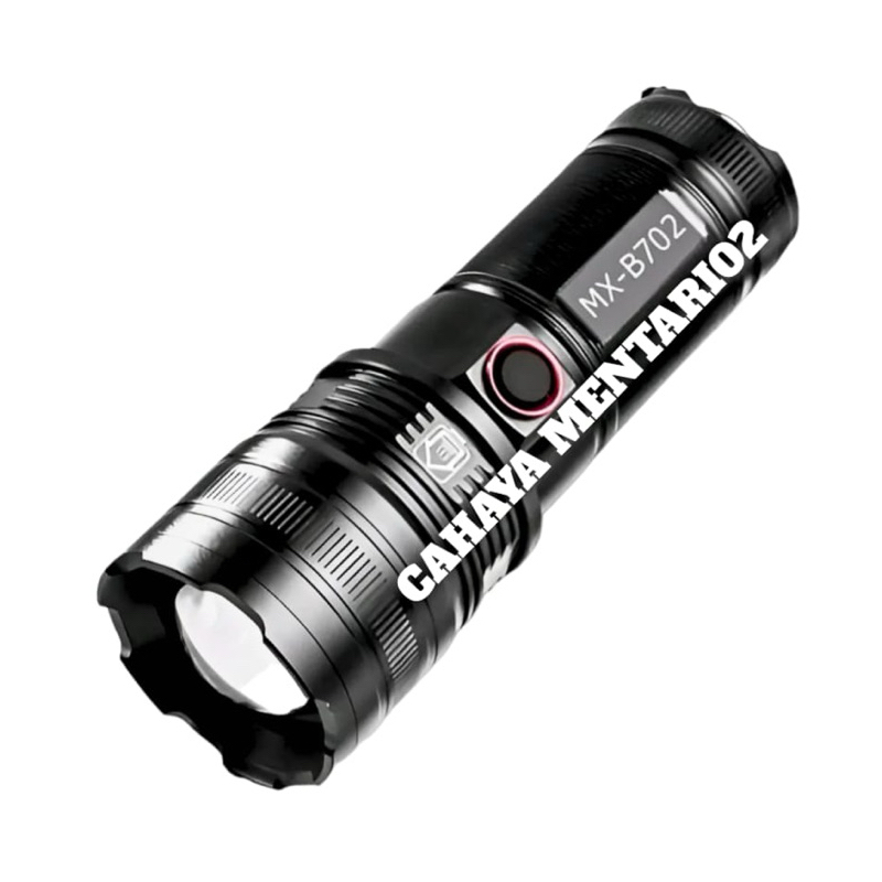 Jual Senter zoom led laser MX-B702 super terang waterproof | Shopee ...