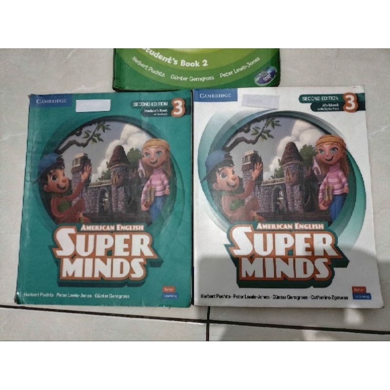Jual Super minds second edition students book work book kelas 3 | Shopee Indonesia