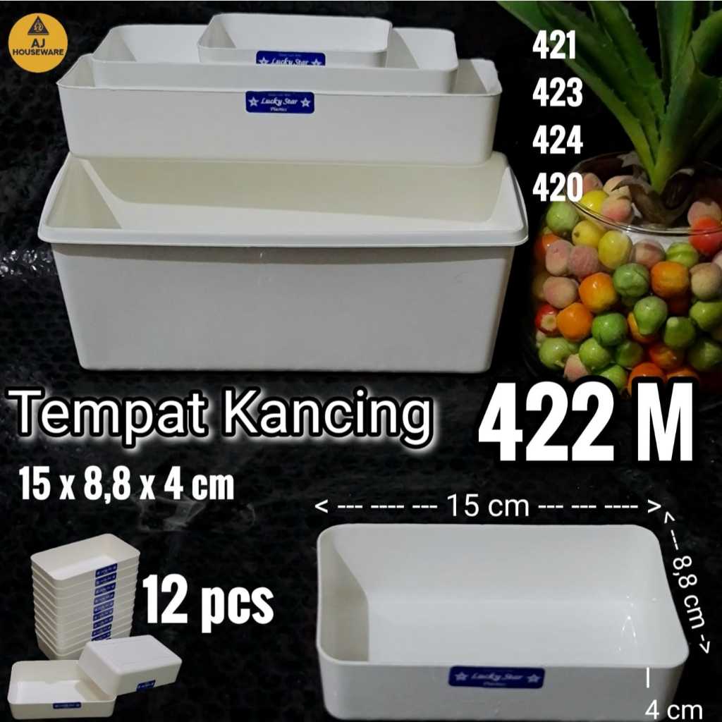 Jual 12 PCS 422 MEDIUM/ TEMPAT PERKAKAS SERBAGUNA/ TEMPAT KOTAK KANCING ...