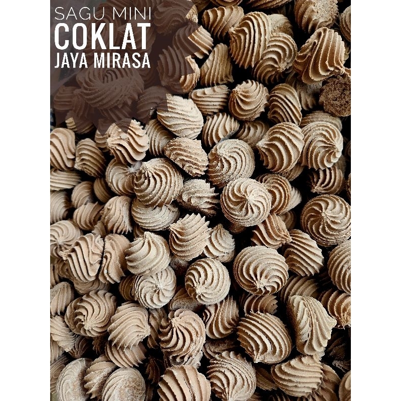 Jual sagu mini coklat / roti garut mirasa coklat /roti garut / semprit ...