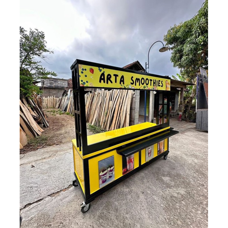 Jual Gerobak booth custom bakaran booth smothies booth jus buah ...