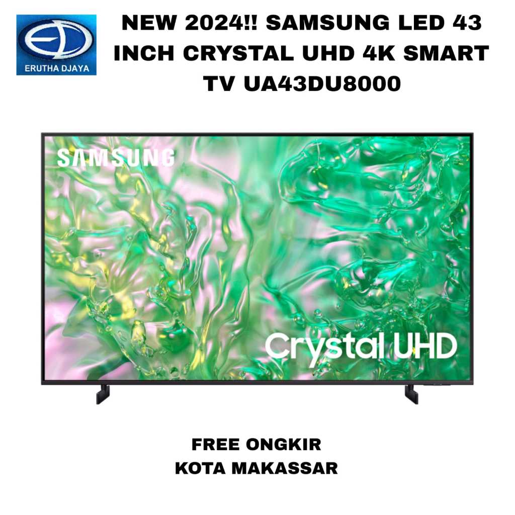 Jual SAMSUNG LED 43 INCH CRYSTAL UHD 4K SMART TV 43DU8000 | Shopee ...